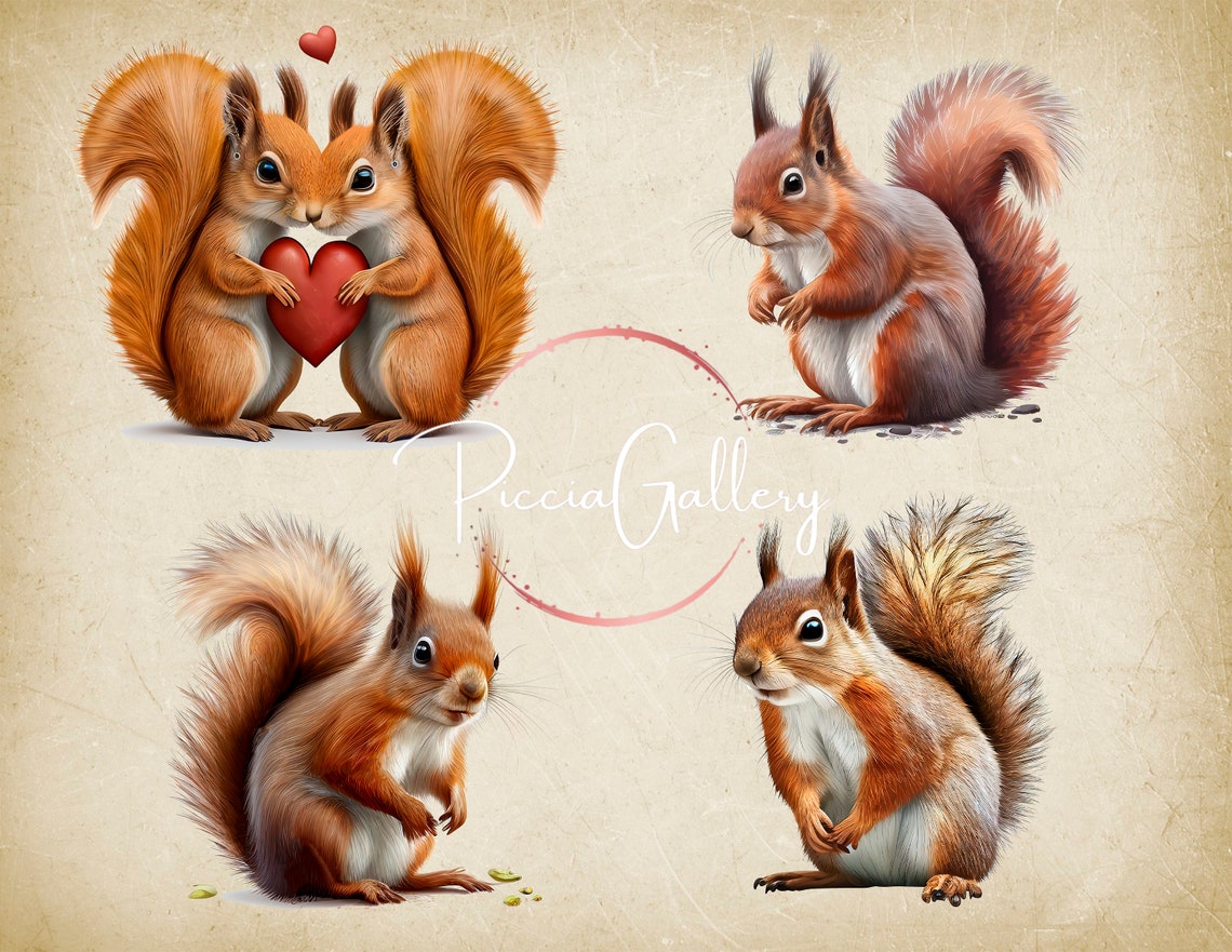 Clipart, PNG, Clipart, Cute Squirrels Clip Art, Lovely Animals ...