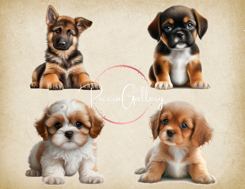 Clipart, PNG, Clipart, Cute Dogs Clip Art, Lovely Animals, Printable ...
