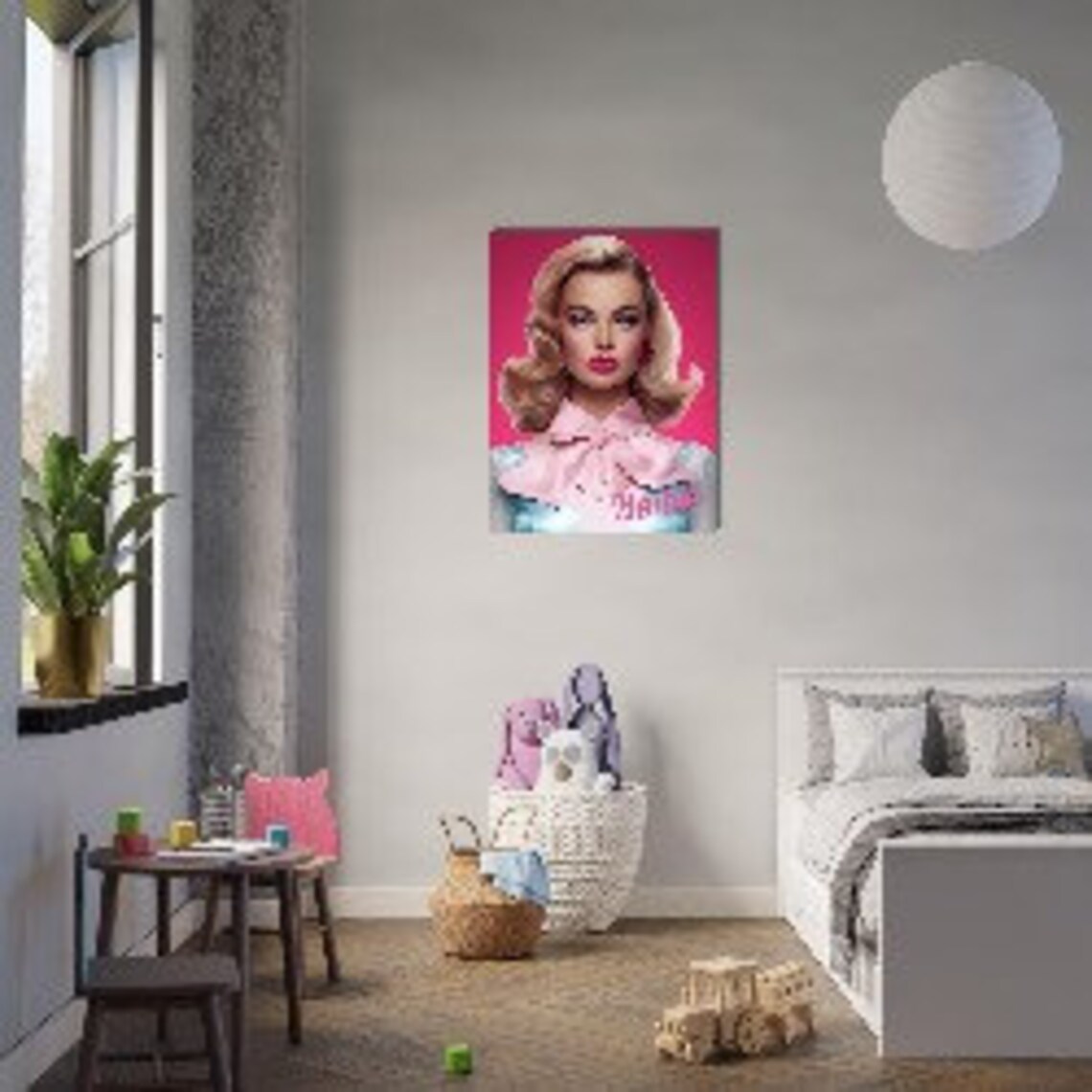 Barbie Poster Child Bedroom Wall Art Etsy