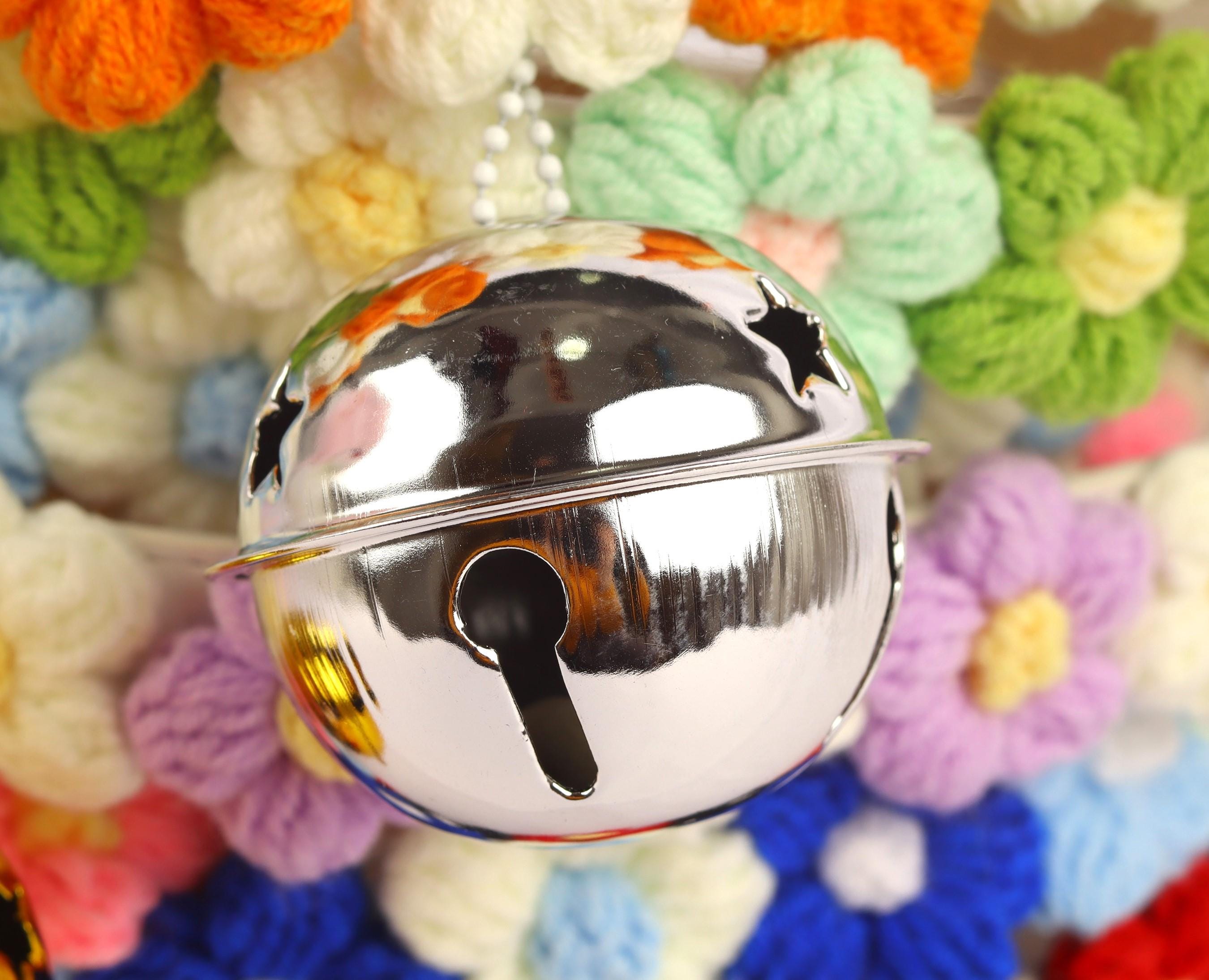 Floral Fursuit Head Bell Collar Flower Silver/golden Bell Collar Kig ...