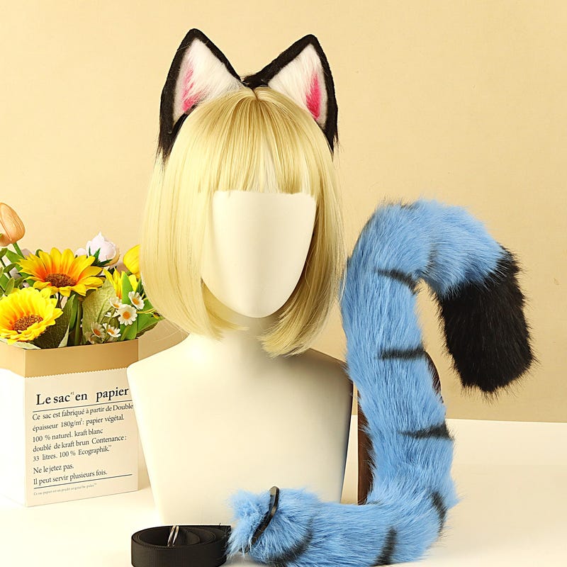 Derpy Tiger Tail and Ears - Etsy