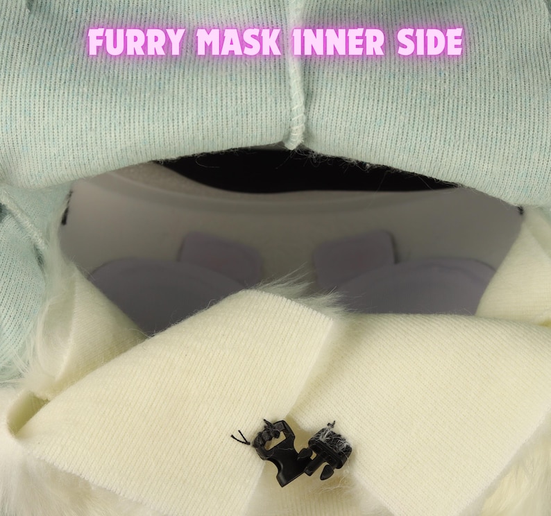 Bunny Fursuit Head Kawaii Cute Furry Mask Kigurumi Mask Cosplay Furry ...