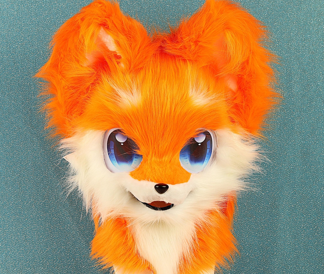 Dog Kemono Fursuit Head Kemono Dog Furry Head Cute Cosplay Furry Mask ...