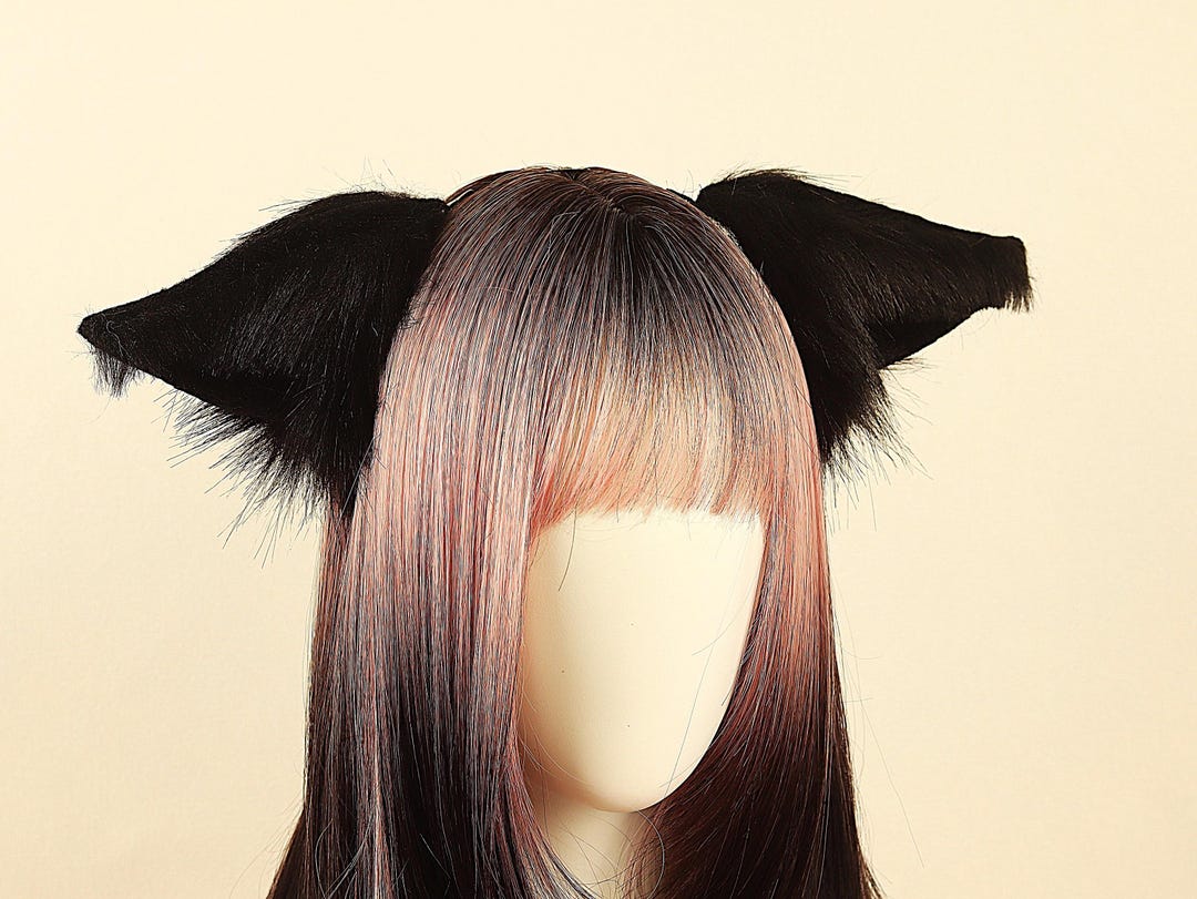 Sheep Goth Furry Ears Goat Damon Ear Black Halloween Cosplay Ears Cool ...