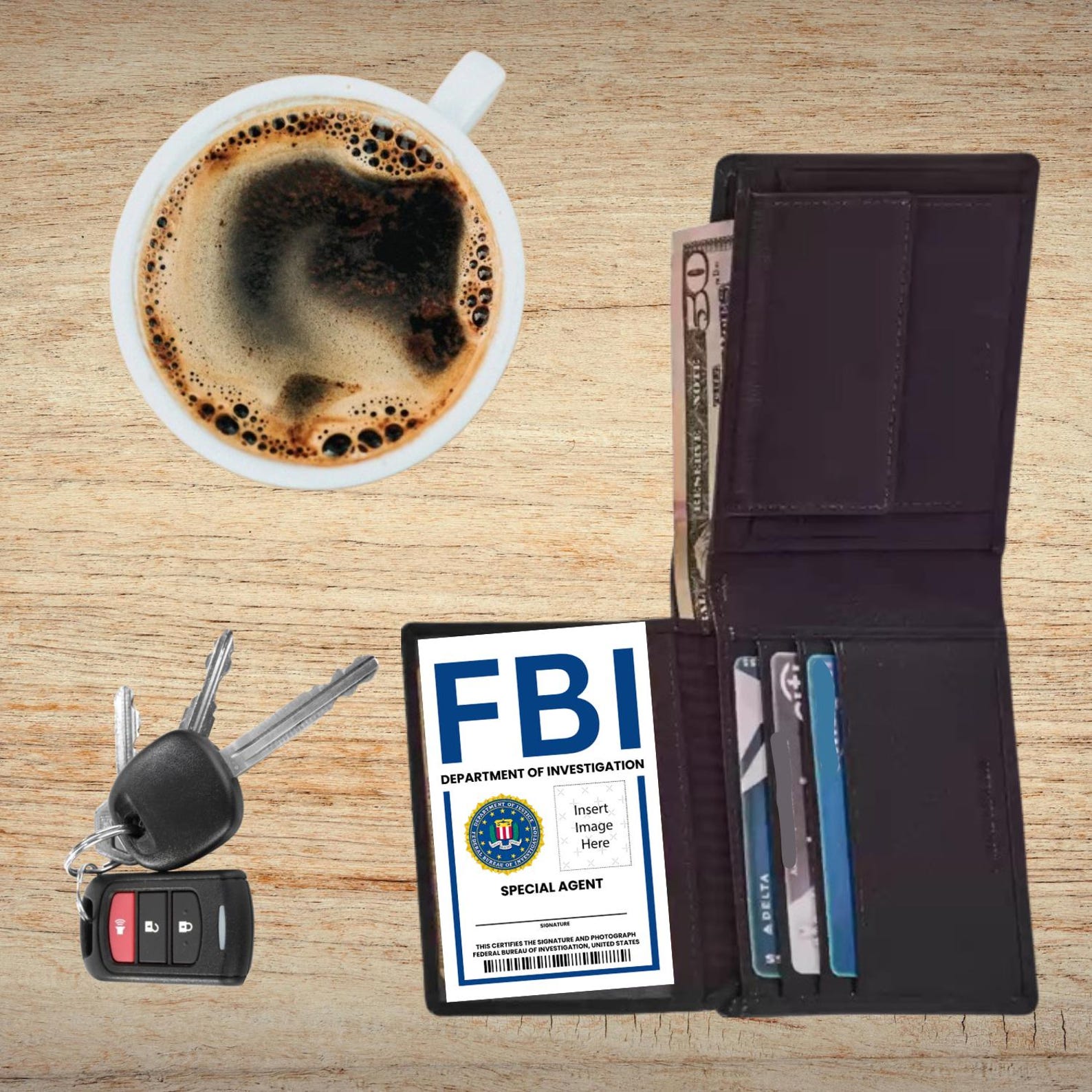Printable | FBI | ID Card | ID Badge | Costume | Cosplay - Etsy