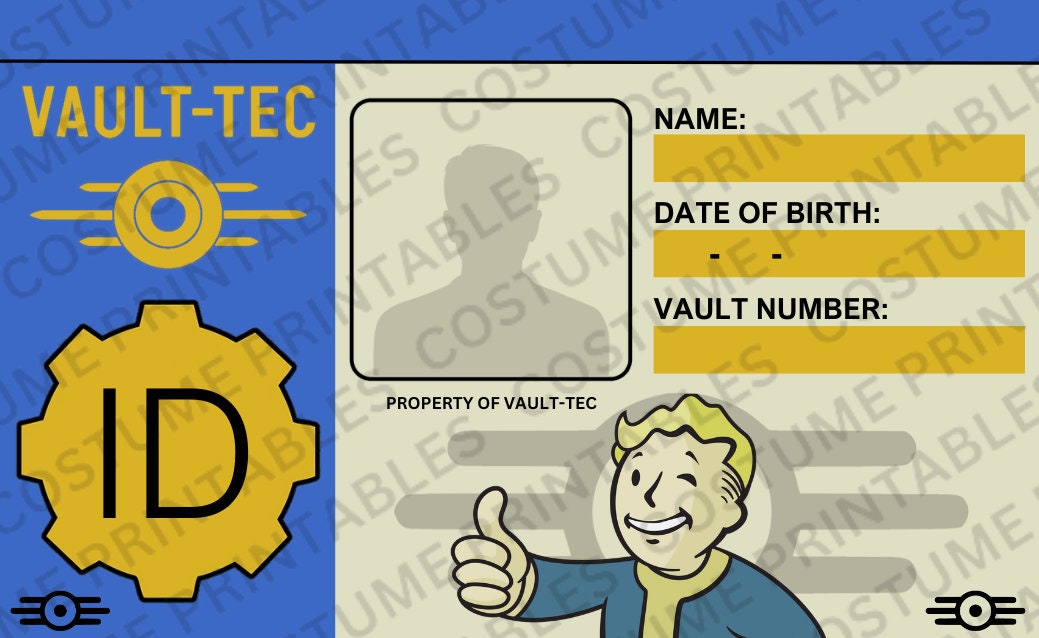 CUSTOM PRINTABLE ID Card Badge From Your Favorite Game, Movie, Series ...