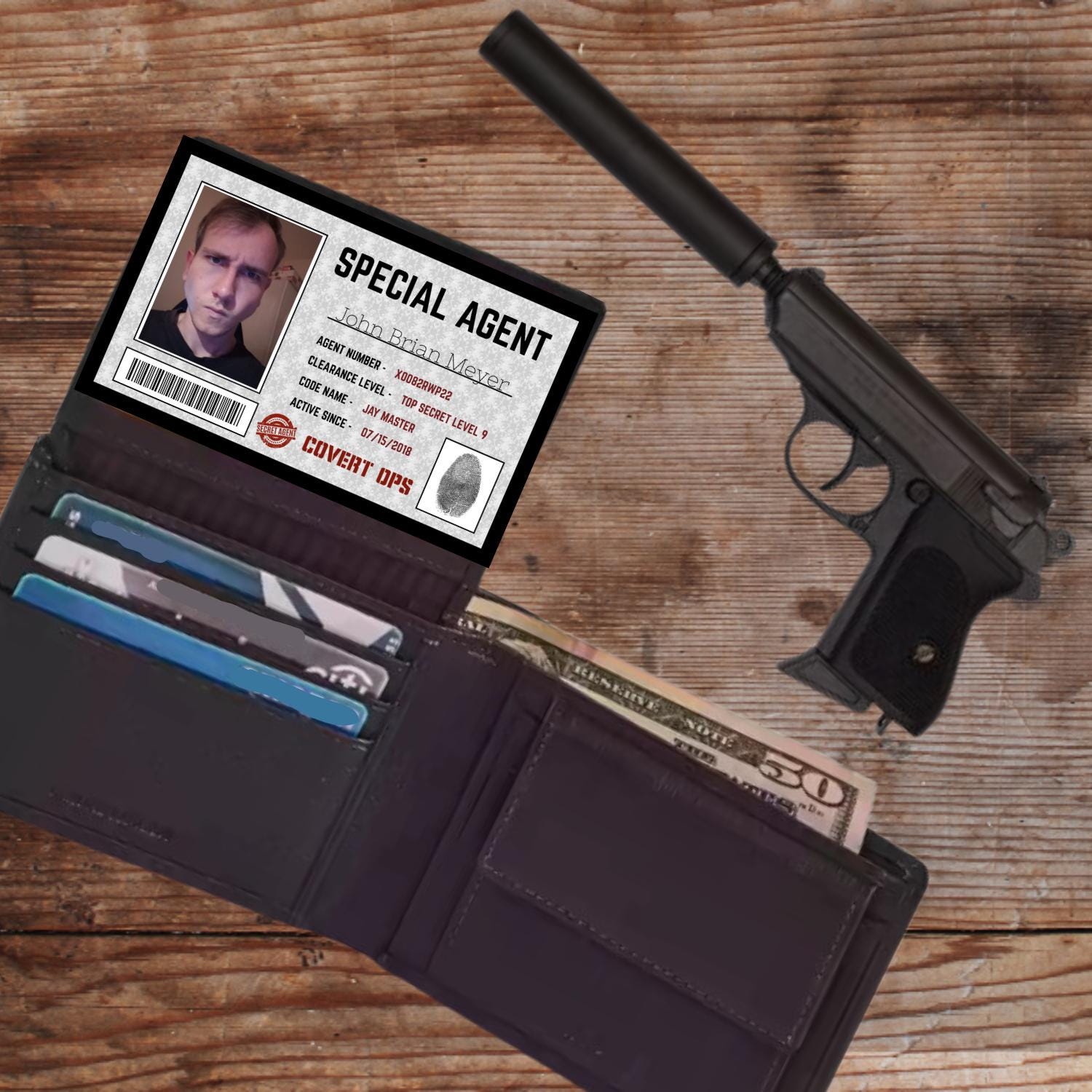 Printable | Special Agent | ID Card | ID Badge | Costume | Cosplay ...