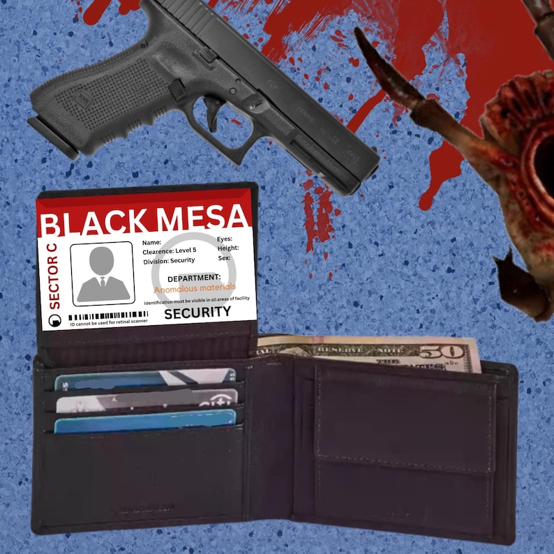 Black Mesa Security ID Badge — Half-life Cosplay Printable ID Card ...