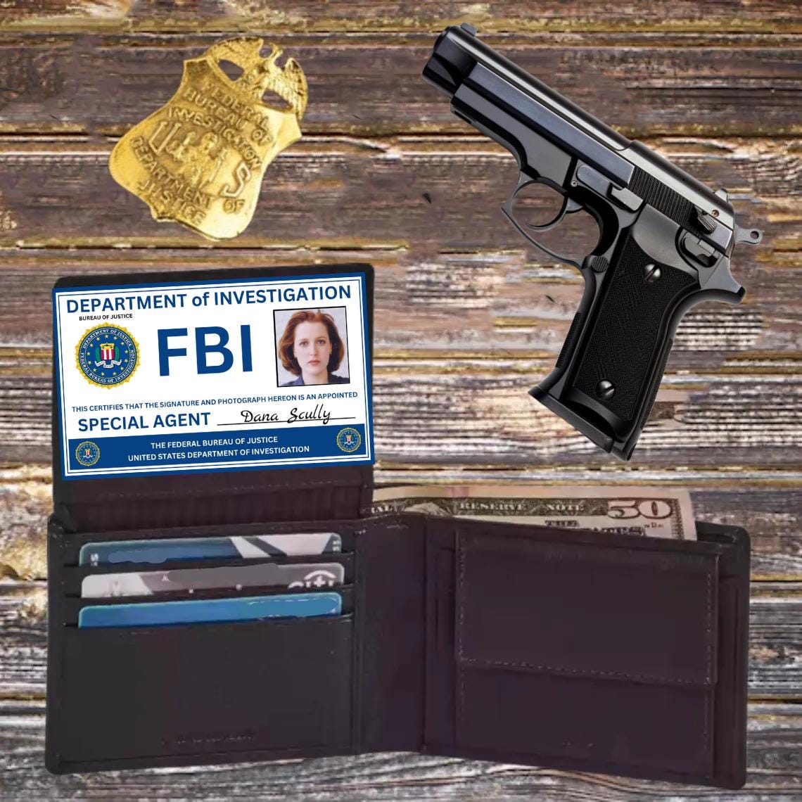Printable | X-files | Dana Scully | ID Card | ID Badge | Inspired by X ...