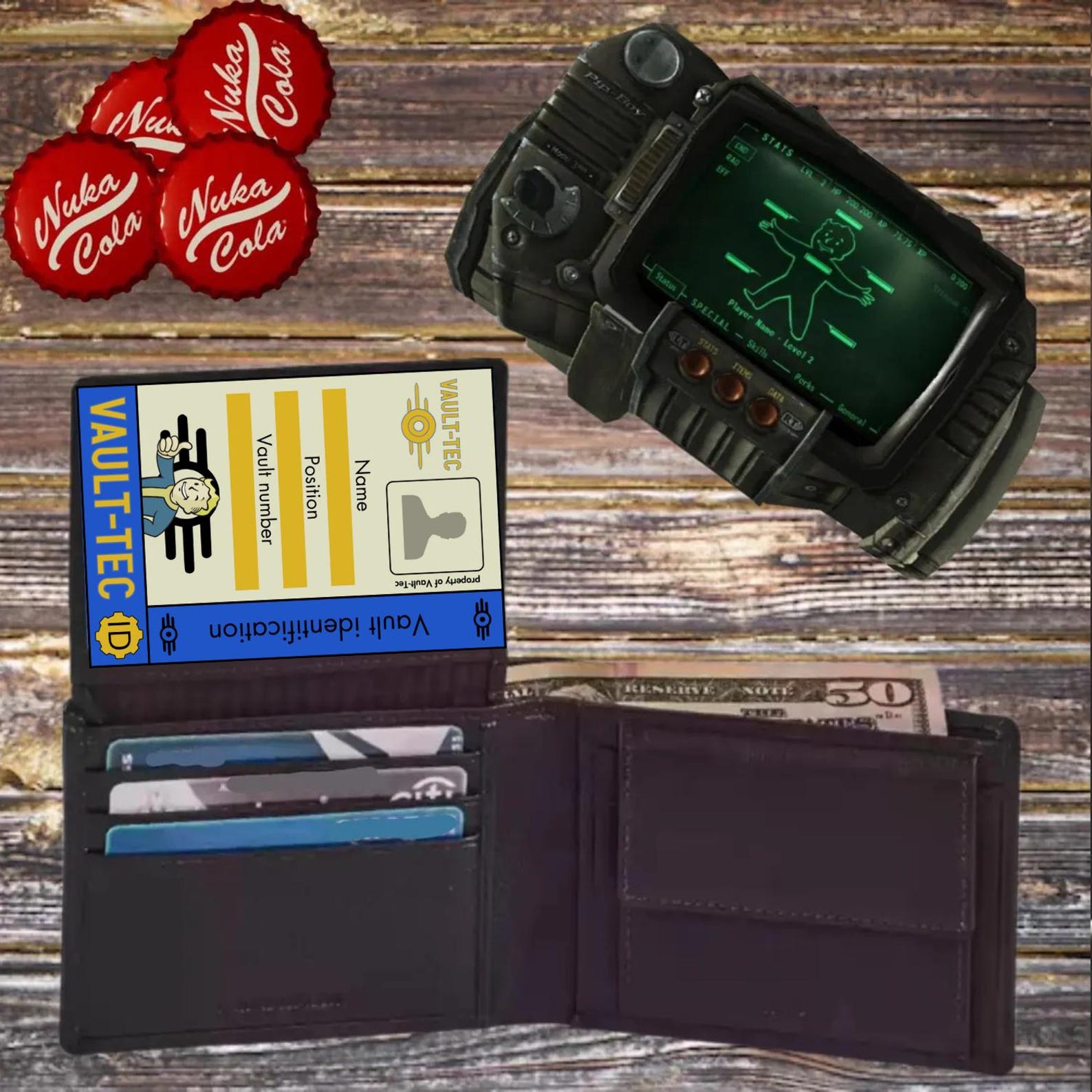 Printable | Vault-tec | ID Card | Vertical ID | ID Badge | Inspired by ...