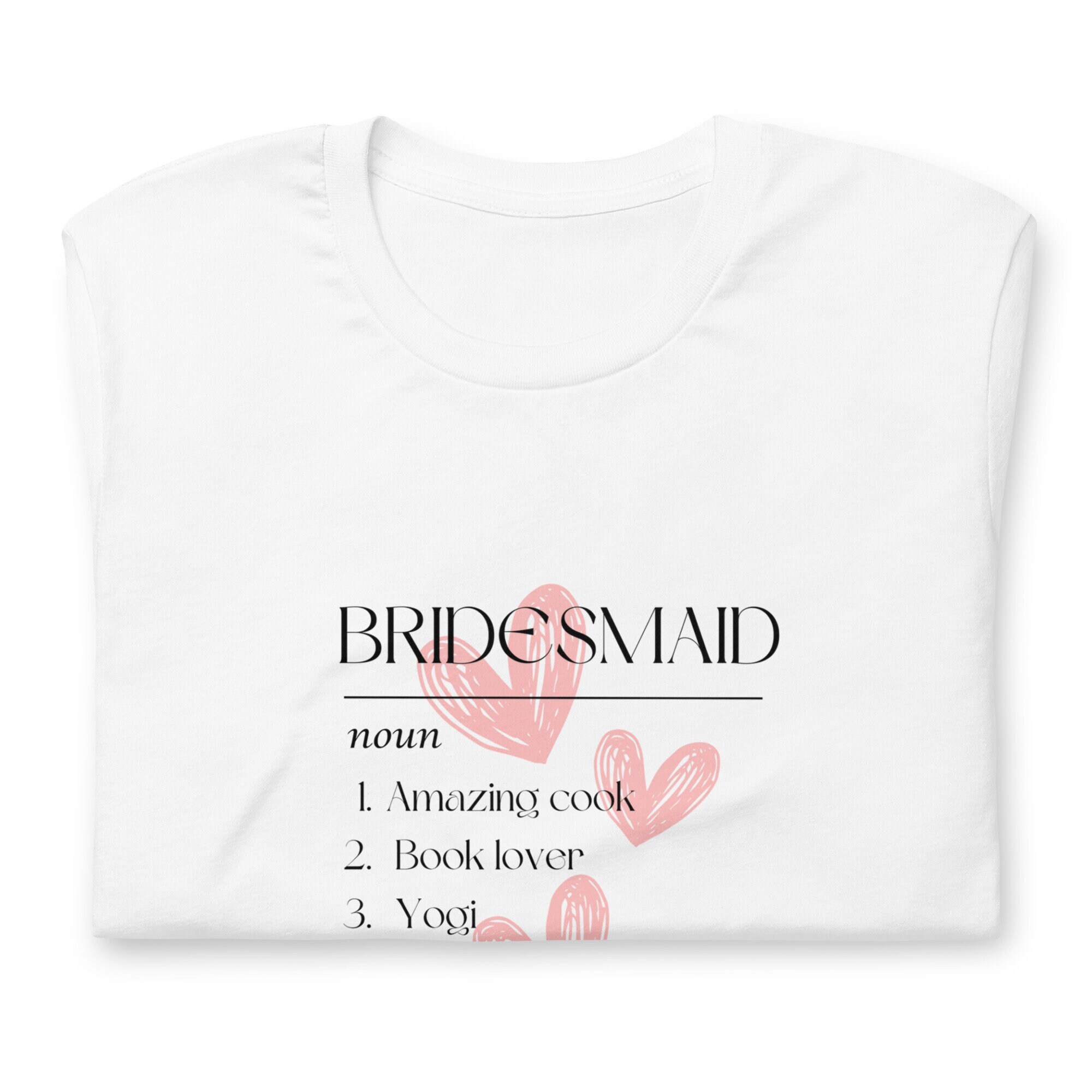 Personalised Bridesmaid Tshirt Hen Party T Shirt Hen Party Tshirts Hen
