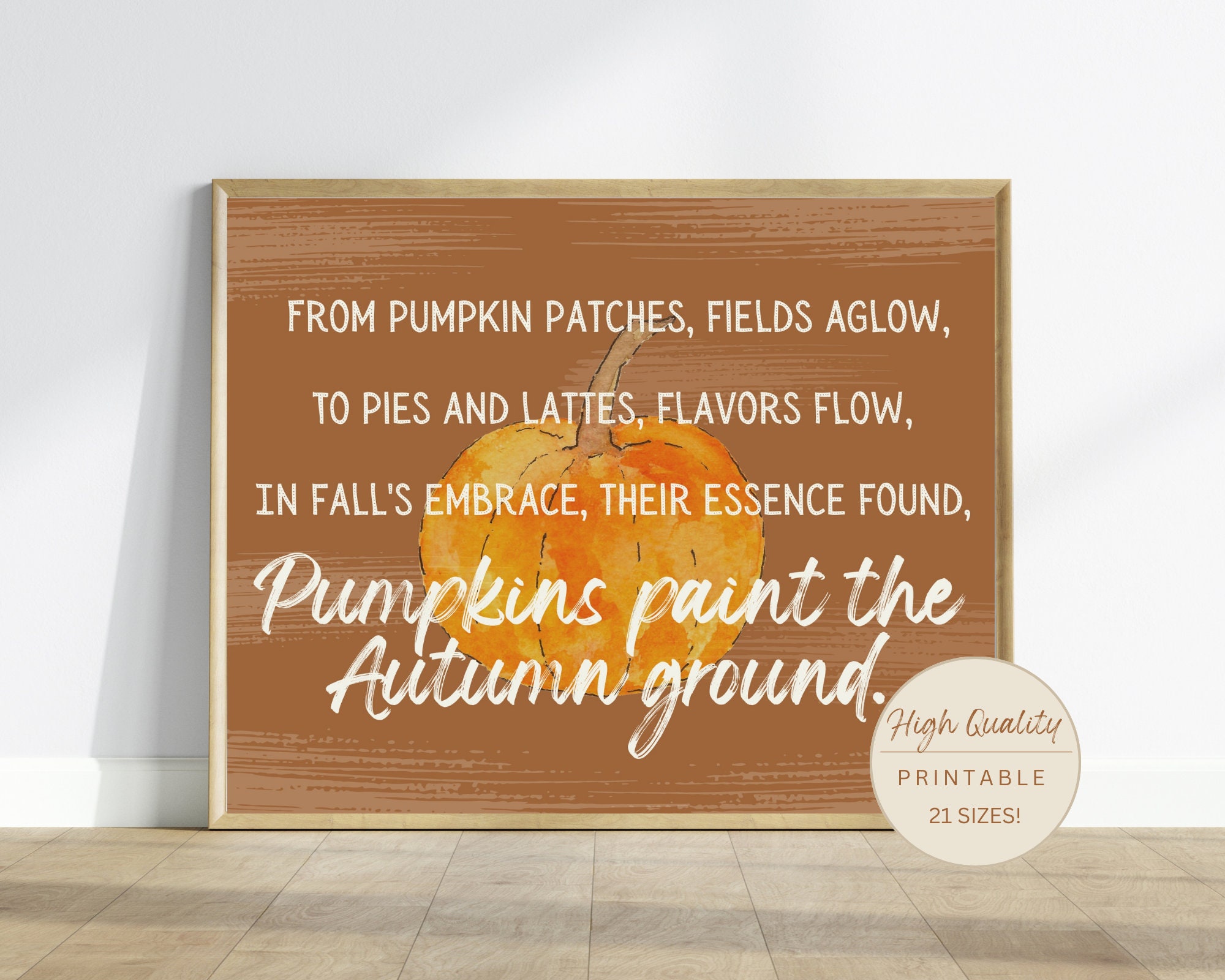 Fall Quote Printable | Fall Wall Art | Fall Quotes | Fall Printable ...