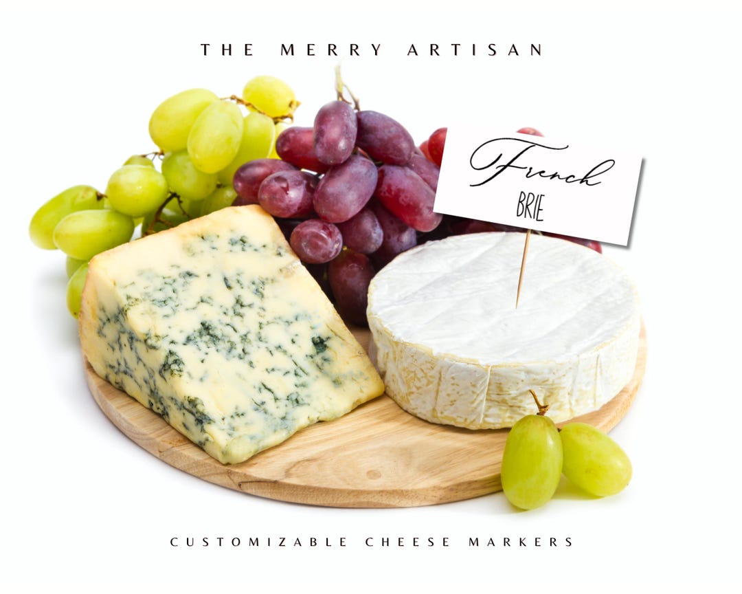 Customizable Cheese Board Marker Template, Unlimited Printable Ready-to ...