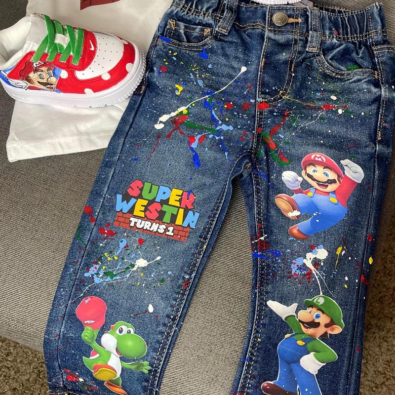 Custom Jeans - Etsy