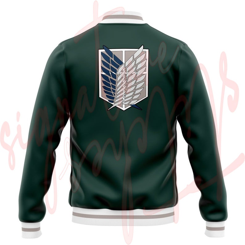 Survey Corps Pattern Attack on Titan Varsity Jacket, Survey Corps ...
