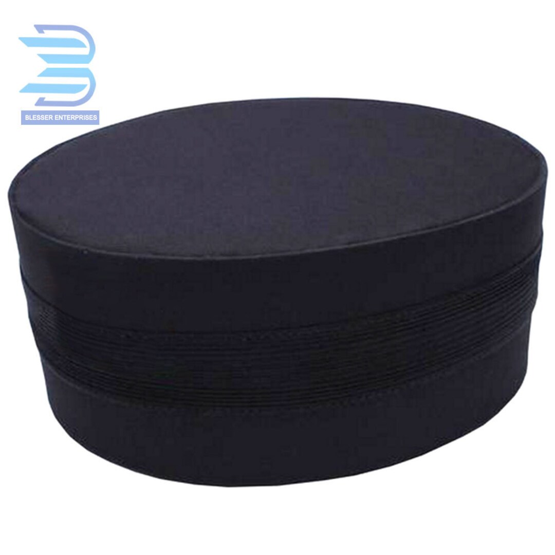 Masonic Crown Cap All Black With Braid Masonic Black Cap With Black ...