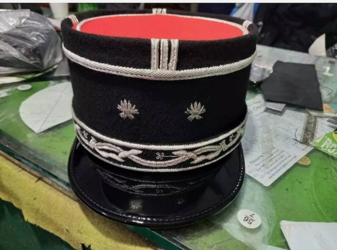 French Fireman General Officer Kepi 1960. - Etsy