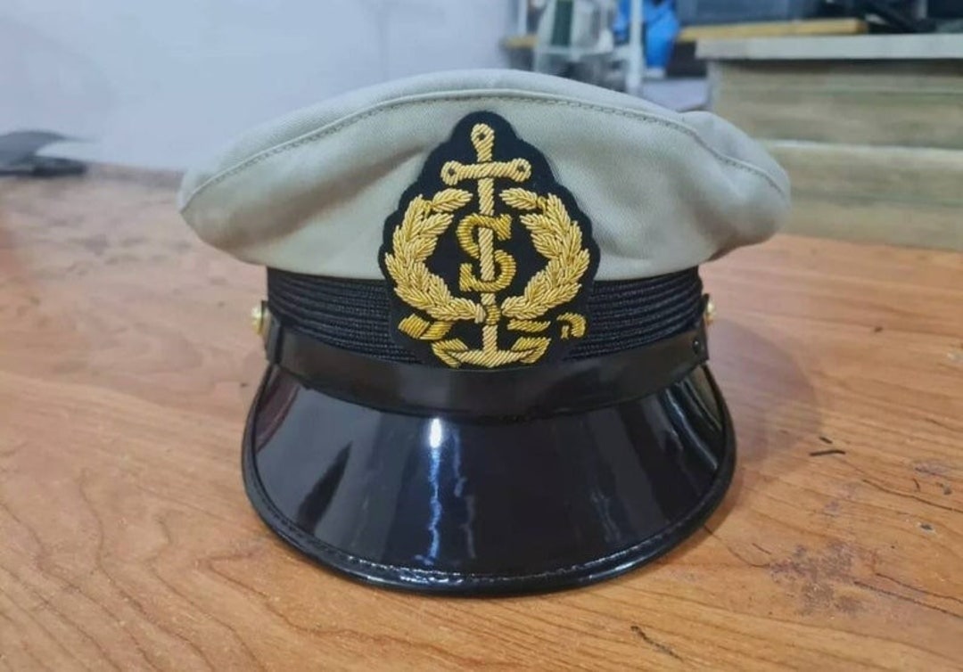 Captain's Hat, Skipper's Hat, Yachting Hat All Sizes Available. - Etsy