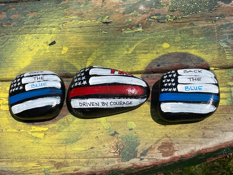 3 Rock Bundle Hand Painted Rocks - Etsy
