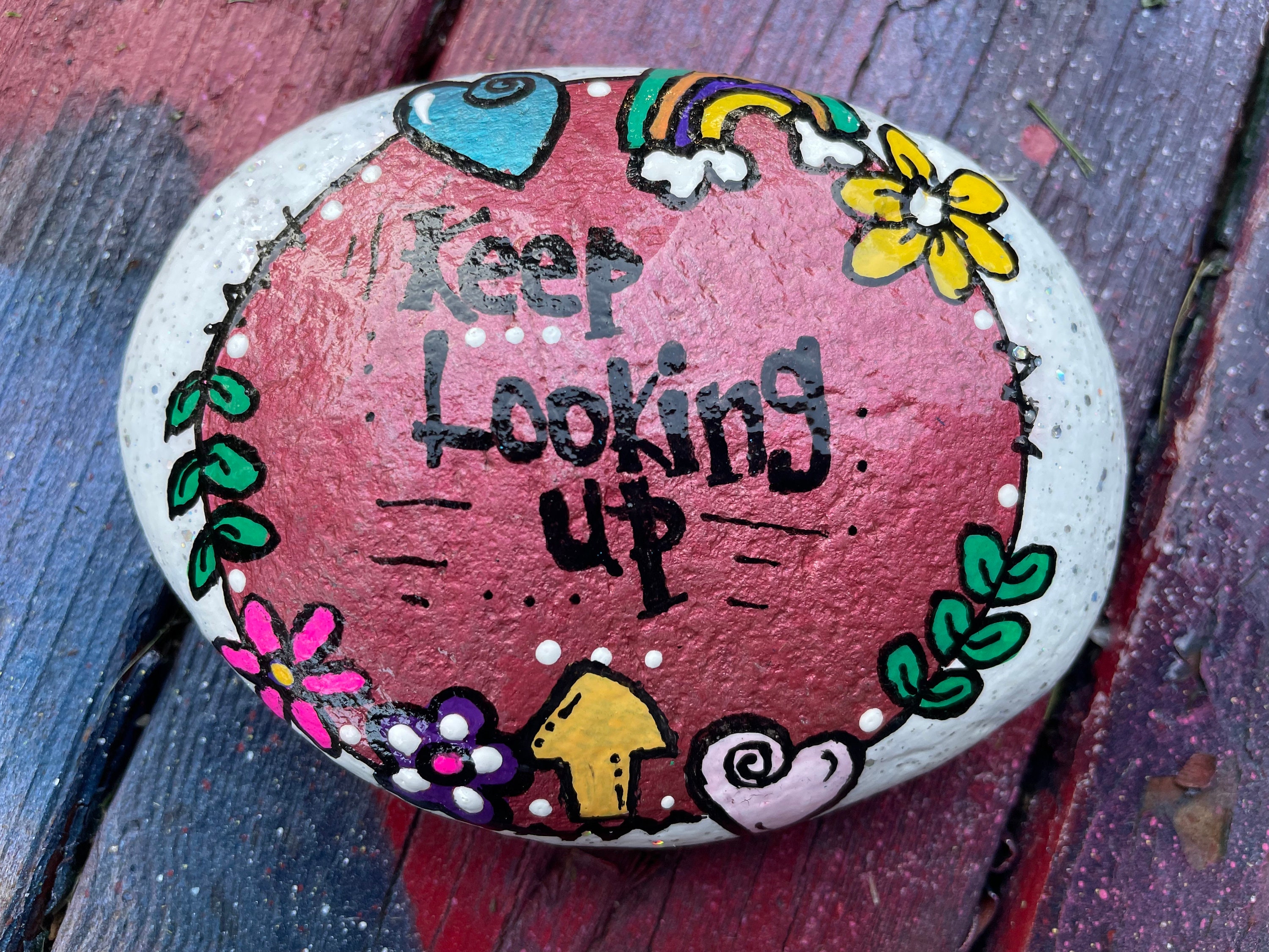 3 Rock Bundle Hand Painted Rocks - Etsy