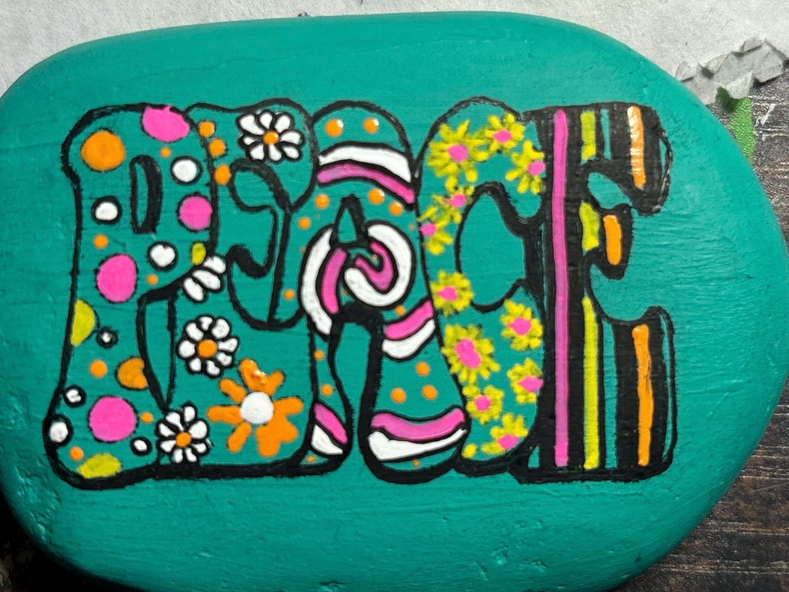 5 Rock Bundle Hand Painted Rocks - Etsy