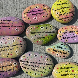 3 Rock Bundle Hand Painted Rocks - Etsy