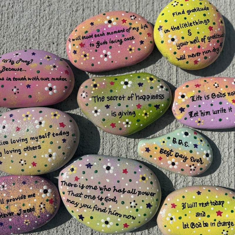Hand Painted Rocks - Etsy