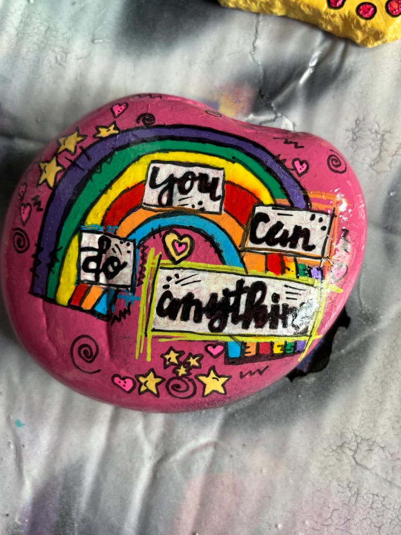 5 Rock Bundle Hand Painted Rocks - Etsy