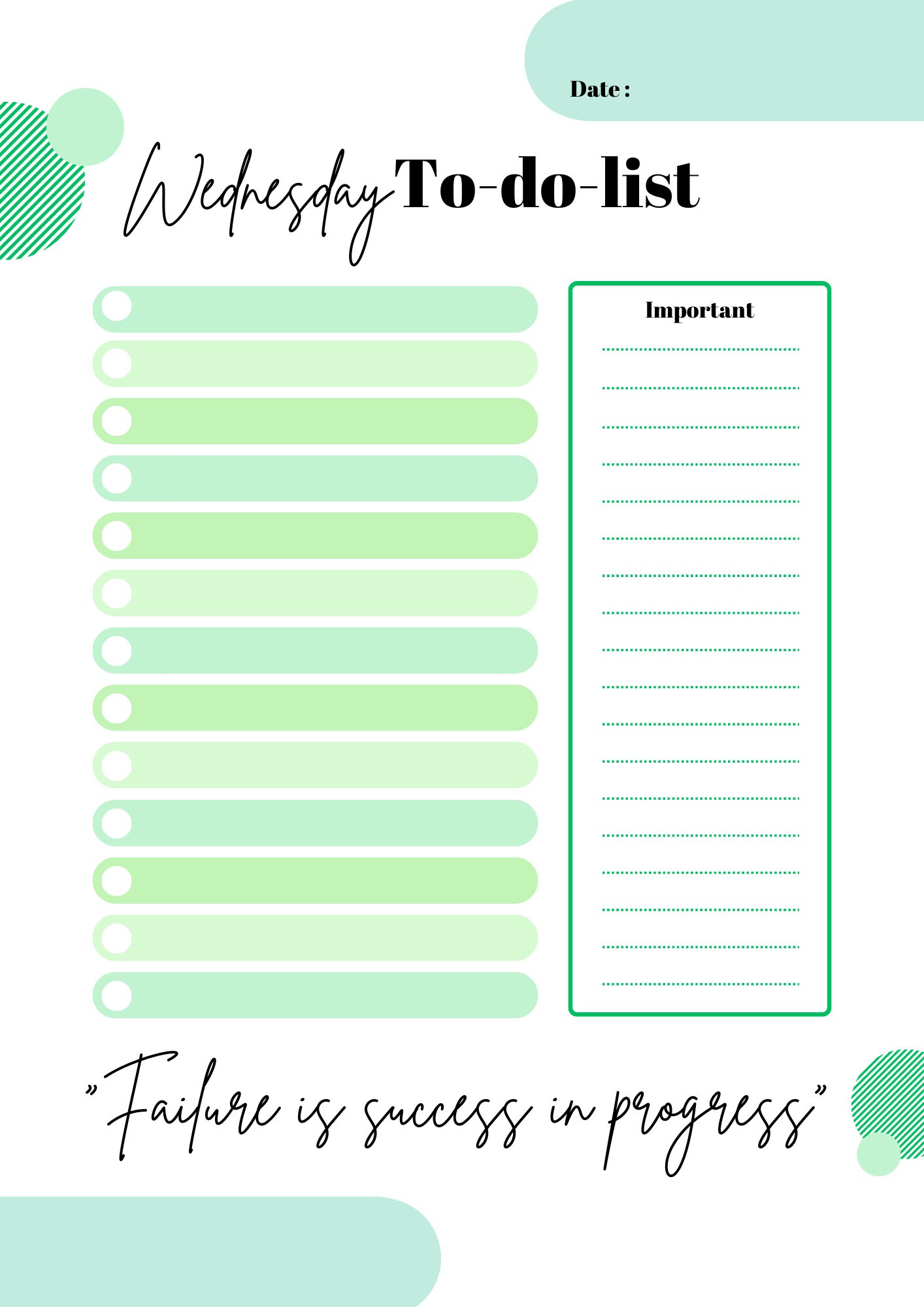 Digital Daily Planner Monday to Sunday - Colourful Your Week in Review ...