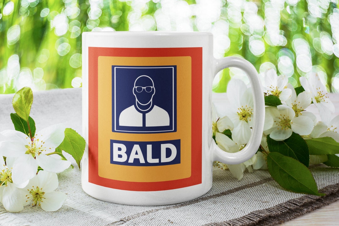 Bald Mug Funny Mug Mug Design Free Shipping Gift Secret Santa Funny Tea ...