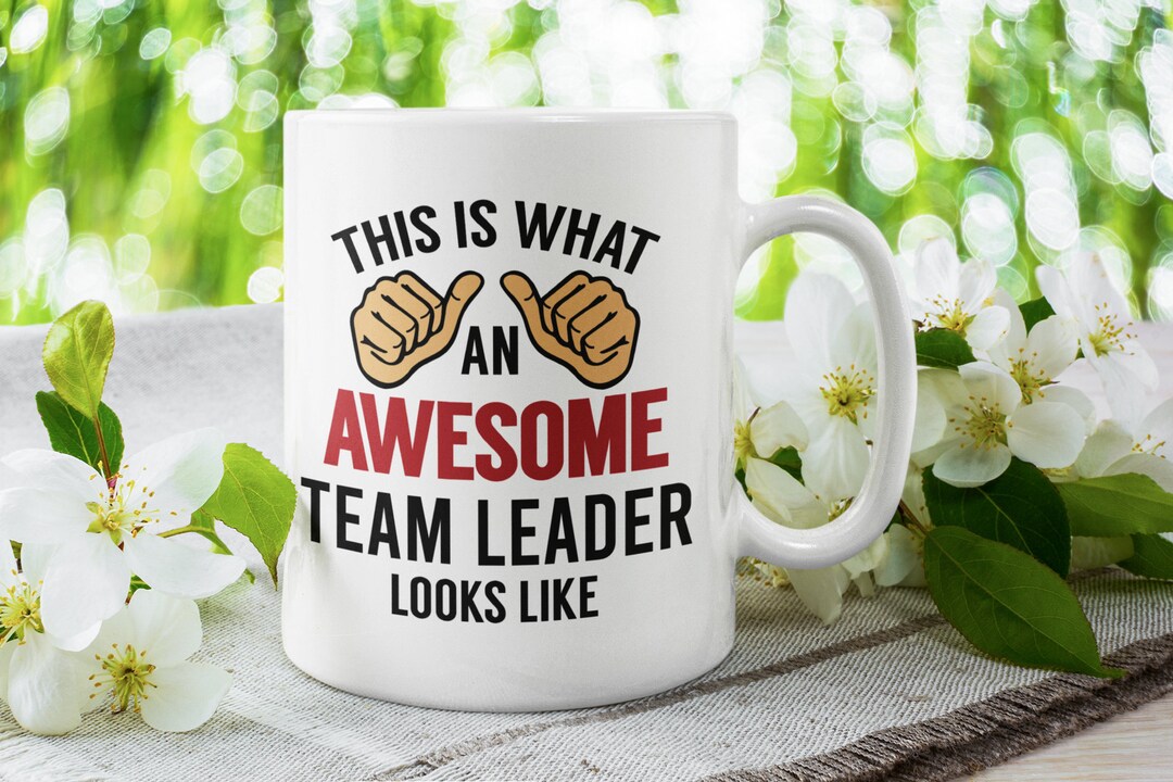 Gift for Team Leader, Team Leader Present, Funny Team Leader, Office ...