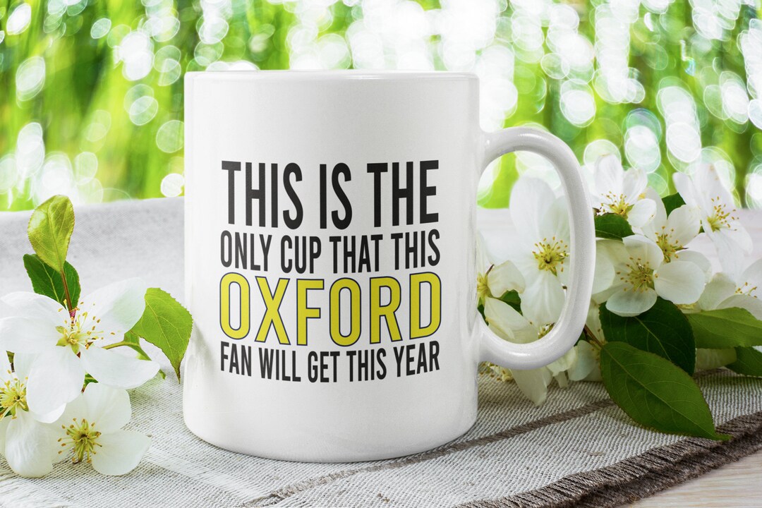 Oxford, Oxford Mug, Oxford Gift, Football Gift, Funny Football ...