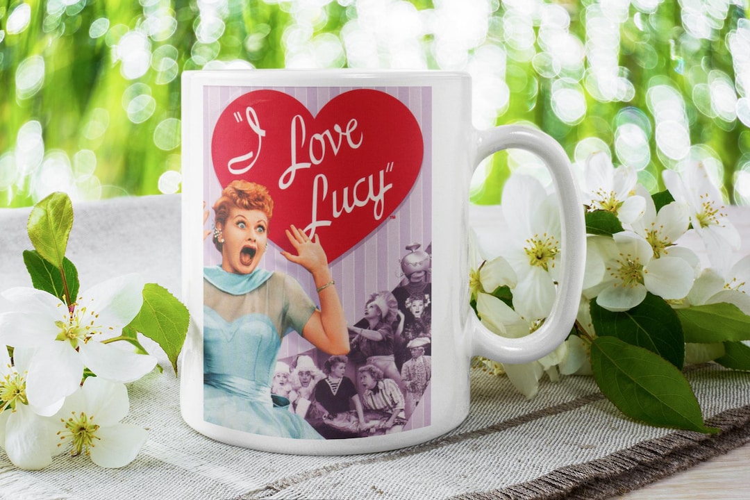 I Love Lucy Mug – Classic TV Show Coffee Cup – Funny Retro Gift for ...