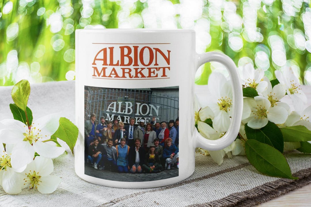 Albion Market 80s Soap Opera Style Mug – Retro British TV Artwork ...