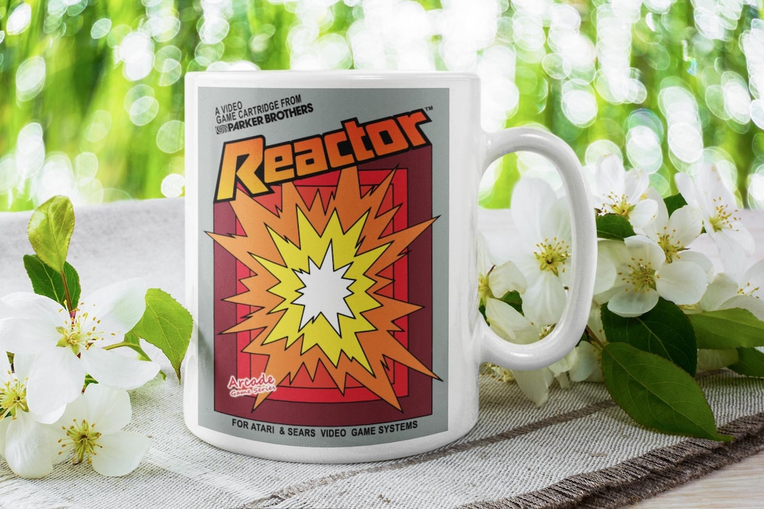 Retro Reactor Atari 2600 Mug – Classic Arcade Video Game Box Art Cup ...