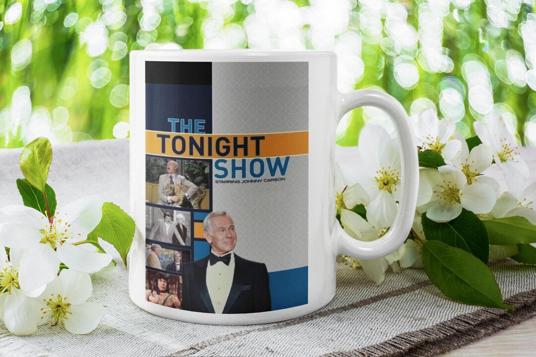 Tonight Show With Johnny Carson Mug – Retro TV Talk Show Collector Cup ...