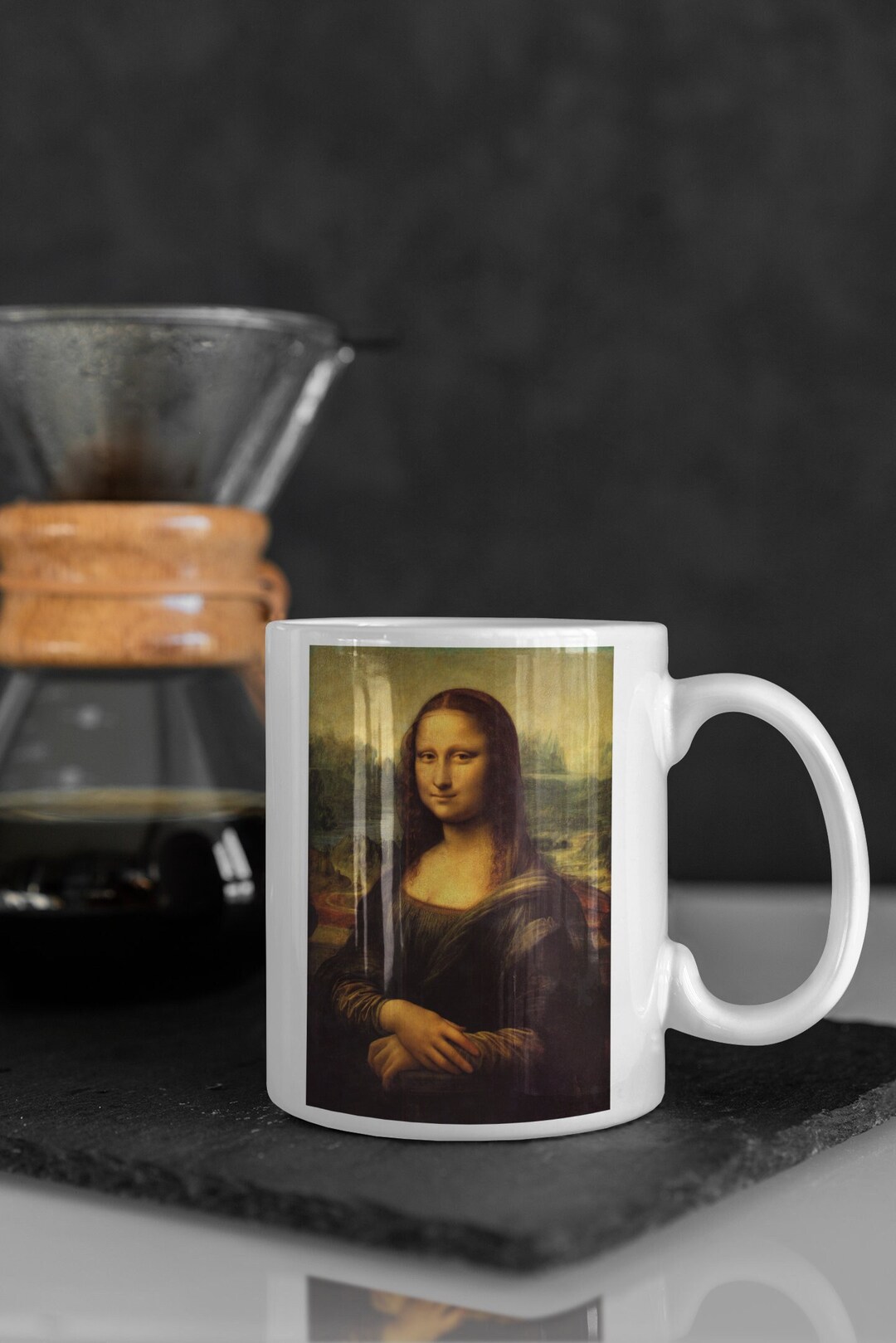 Mona Lisa by Leonardo Da Vinci | Coffee Mug, Handmade Mug, Custom Mug ...