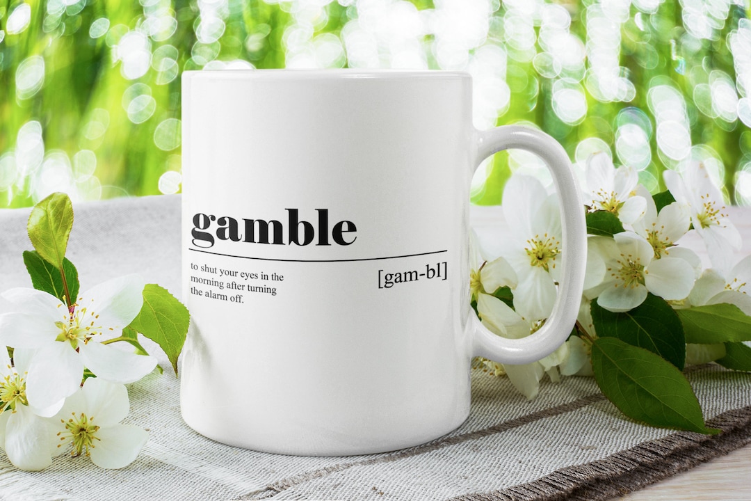 Gamble Mug, Oversleeper Definition , Lazy Gift - Etsy