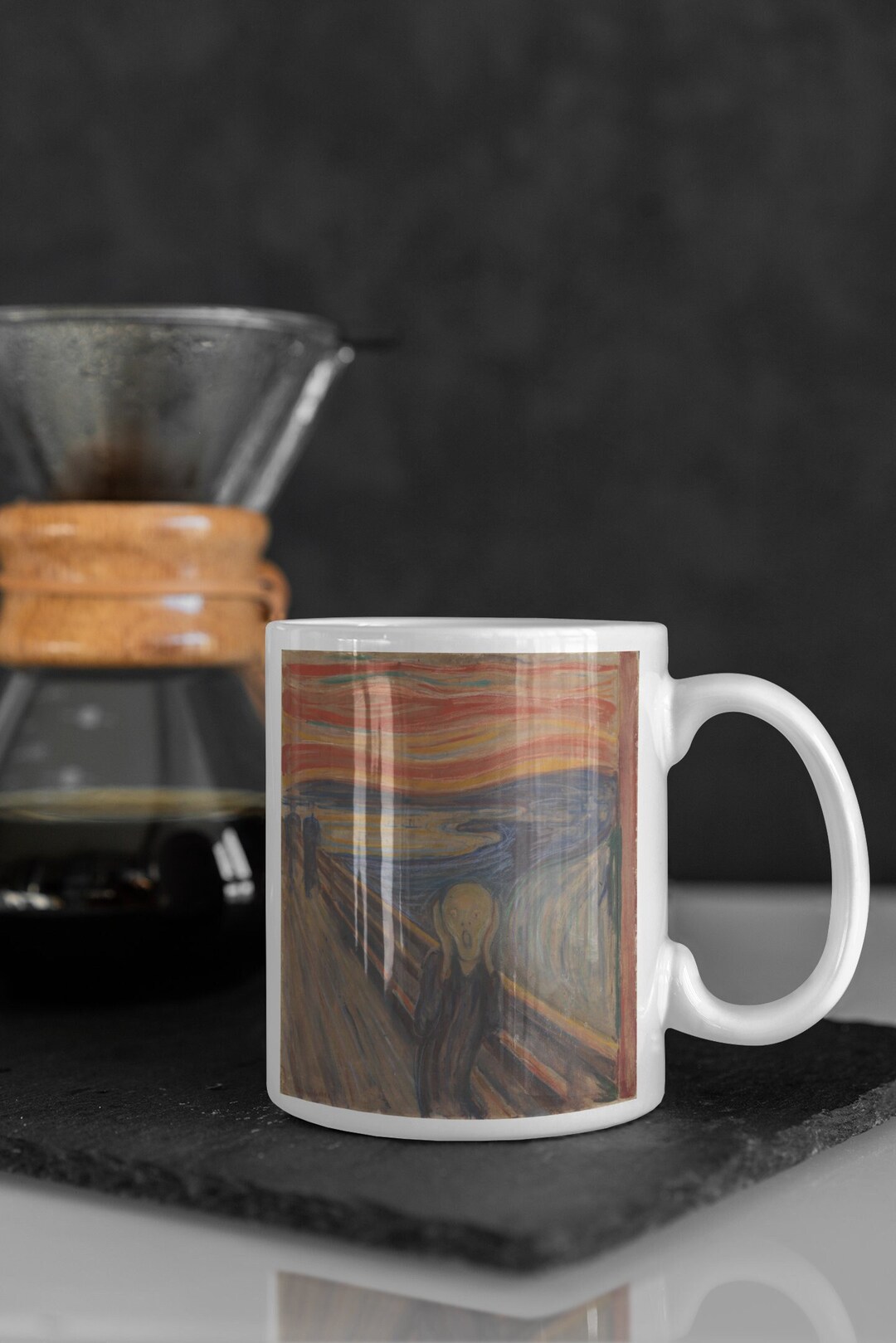 The Scream Edvard Munch | Coffee Mug, Handmade Mug, Custom Mug, Mothers ...