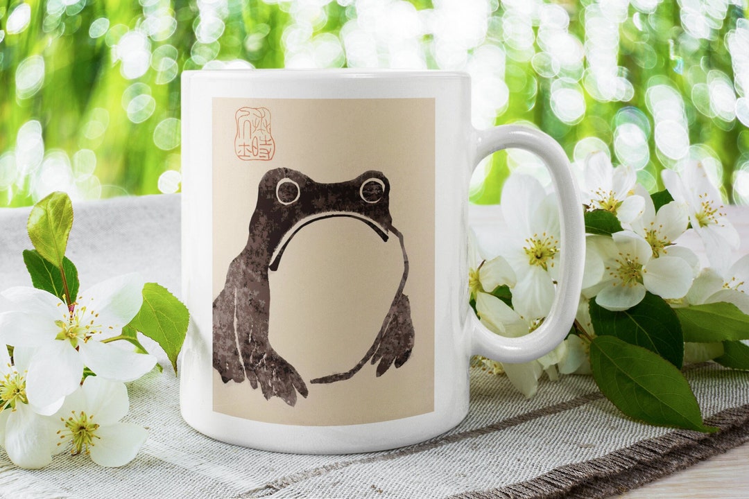 Unhappy Frog From Meika Gafu by Matsumoto Hoji, 1814. - Etsy