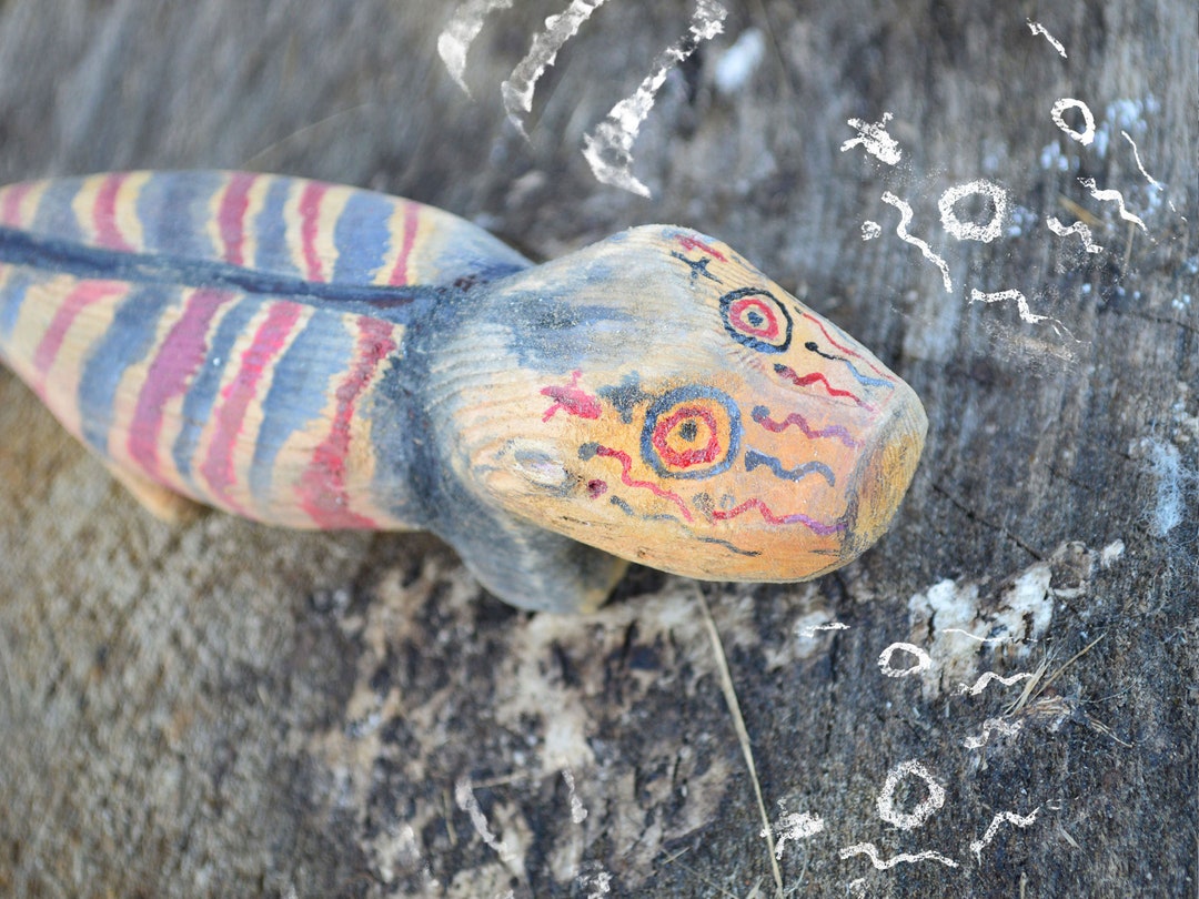 Protection Amulet , Totem Wooden Figure of Tigers (spirits of the Taiga ...