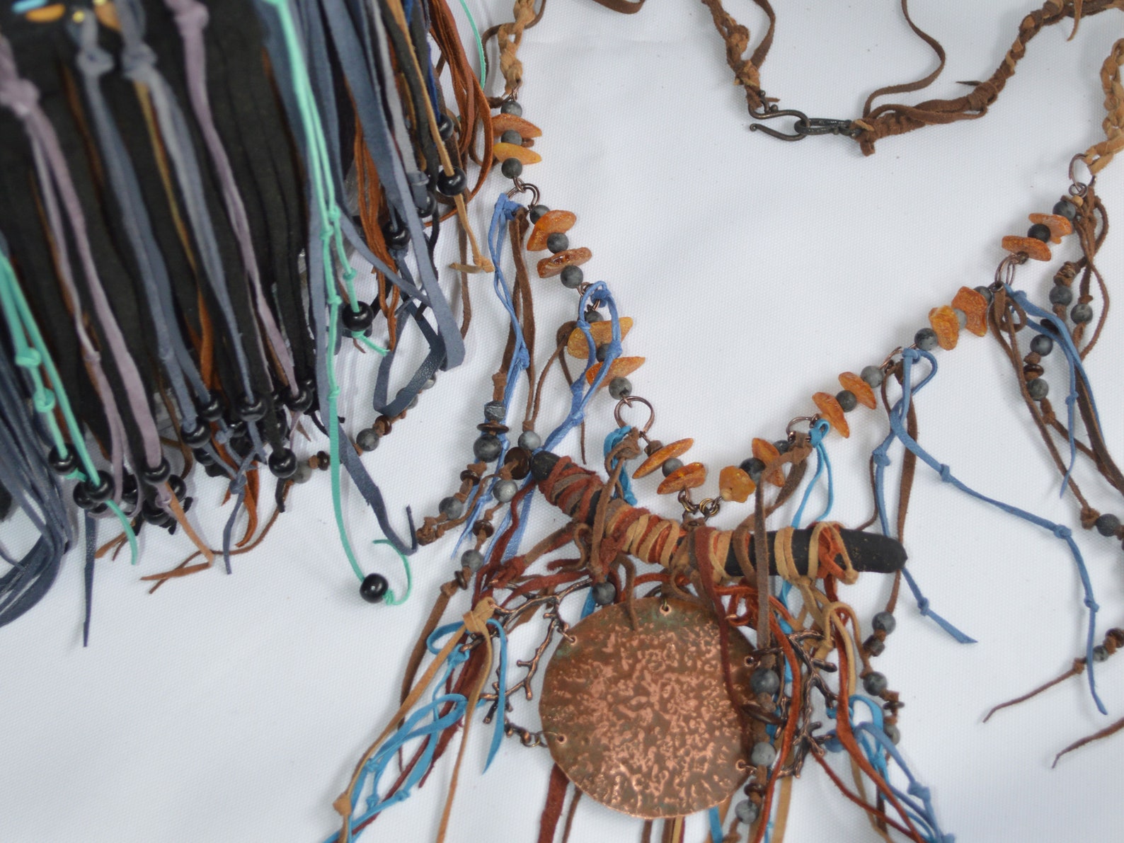 Statement Necklace With the Strongest Shamanistic Protection Amulet ...