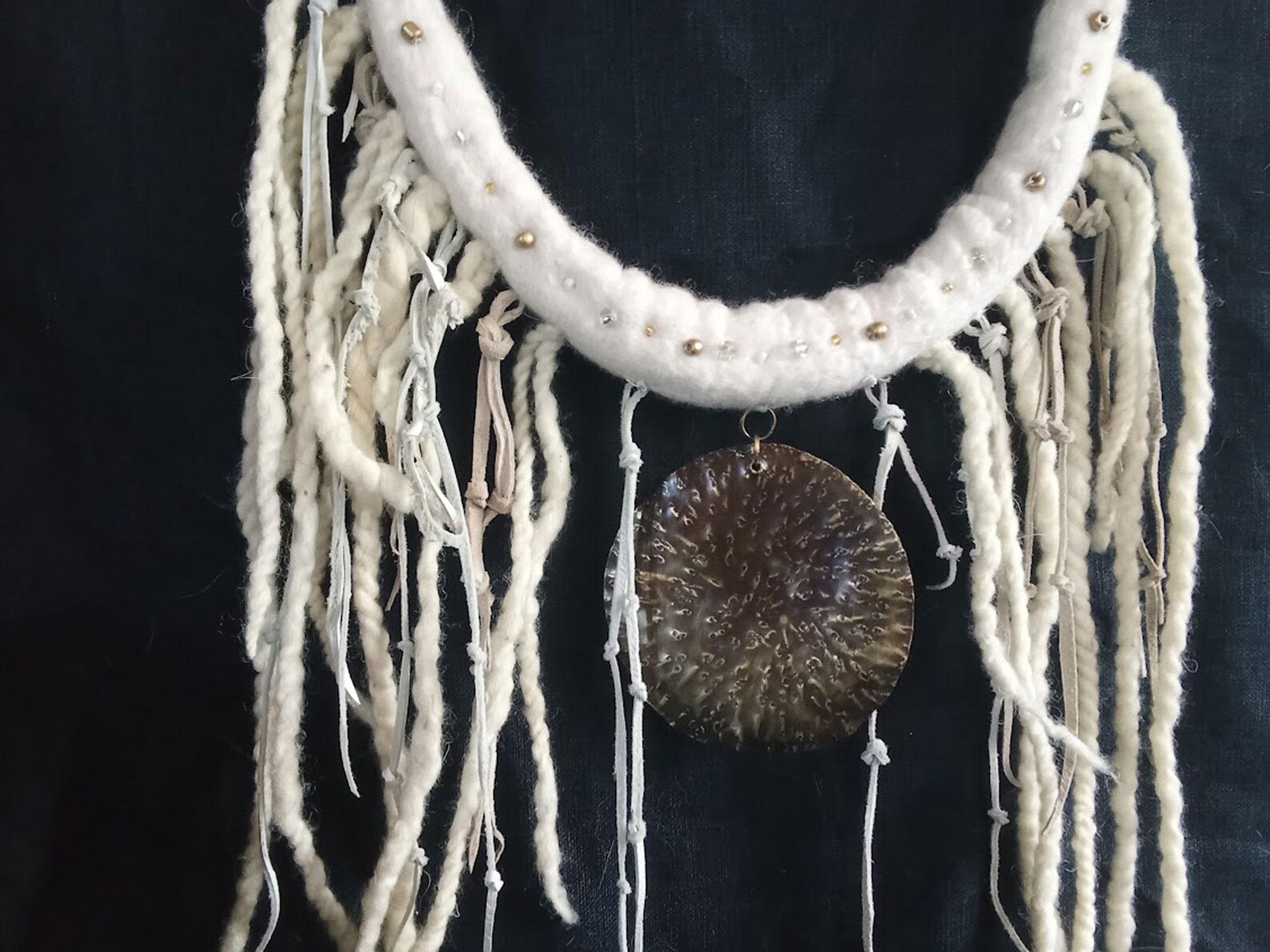 Shamanic Set Tools for Ceremony: Shaman Headdress, Statement Necklace ...
