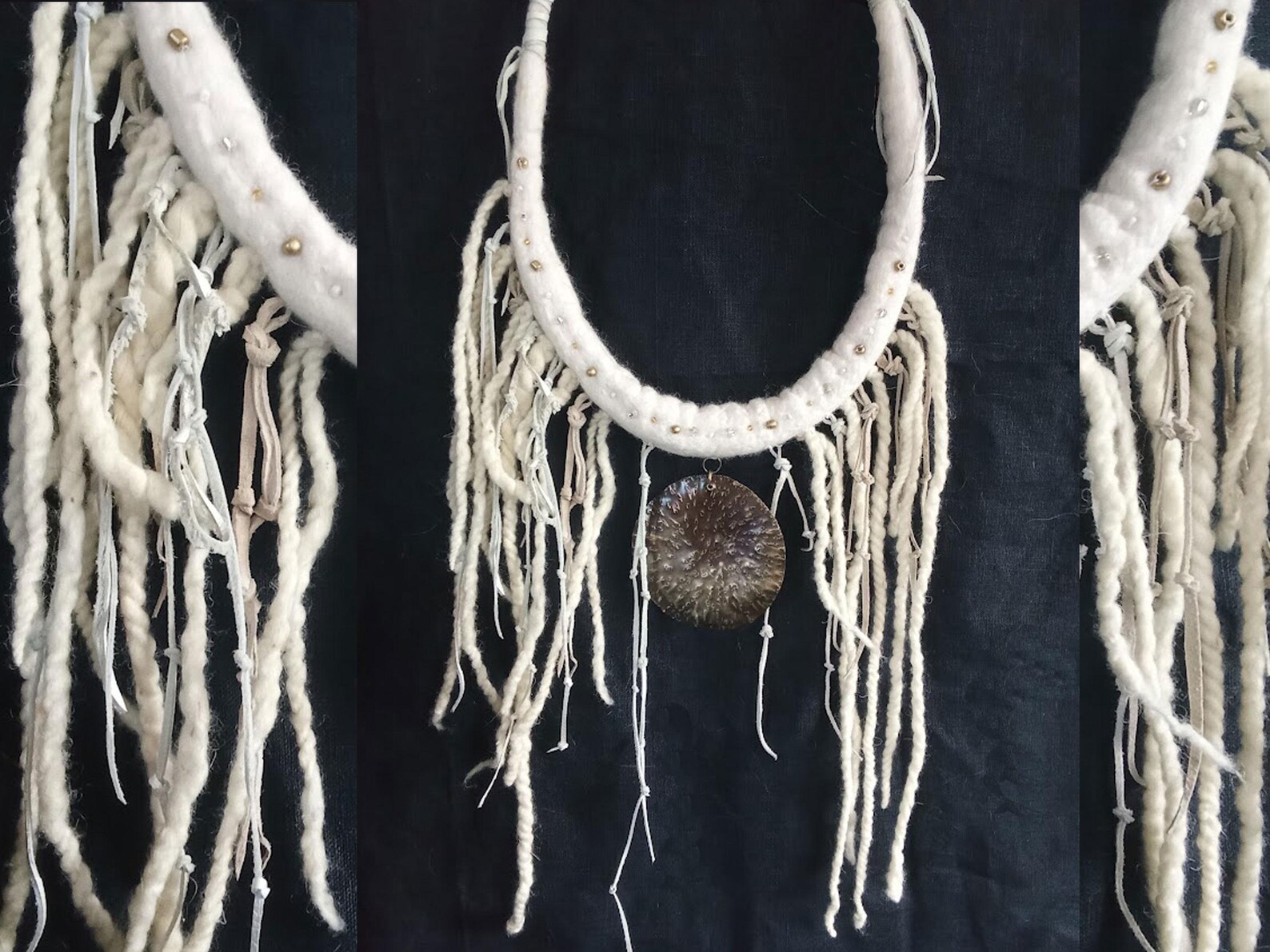 Shamanic Set Tools for Ceremony: Shaman Headdress, Statement Necklace ...