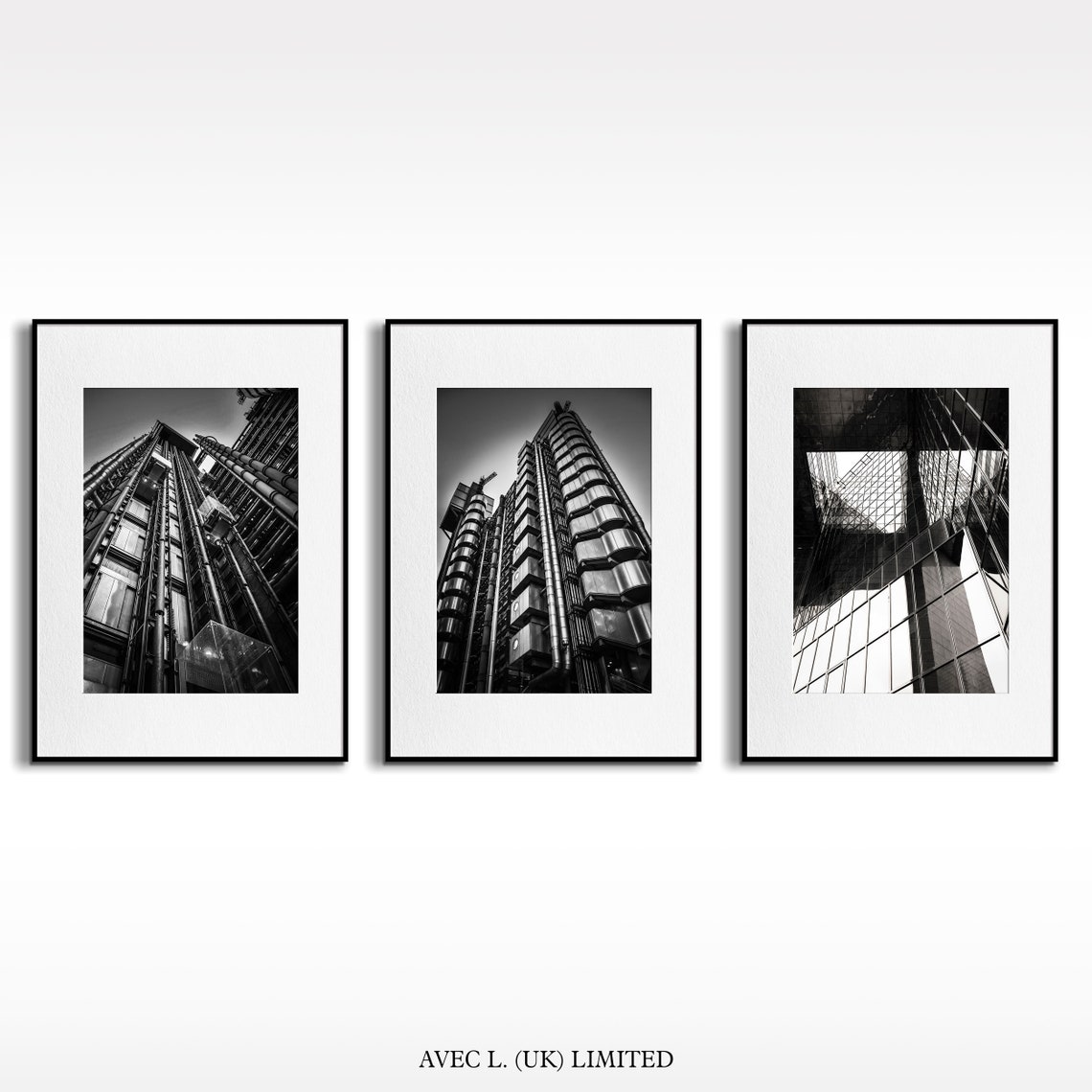 Architecture - Unframed Fine Art Prints Home Decor Gift, Black and ...