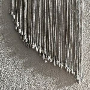 Gray Macrame Wall Hanging - Etsy