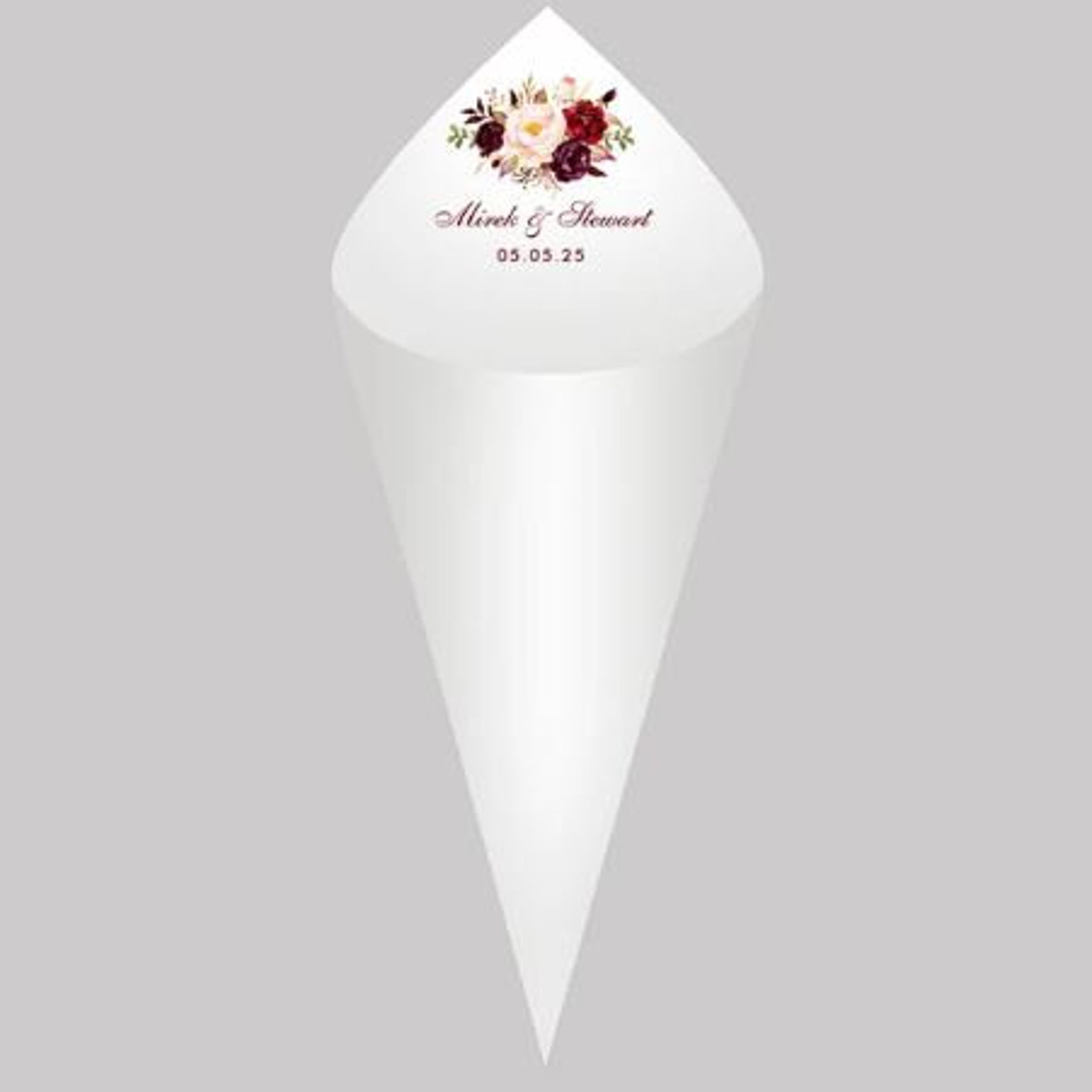 30pcs Paper Confetti Cones, Custom Wedding Cones, Wedding Cones Gift ...