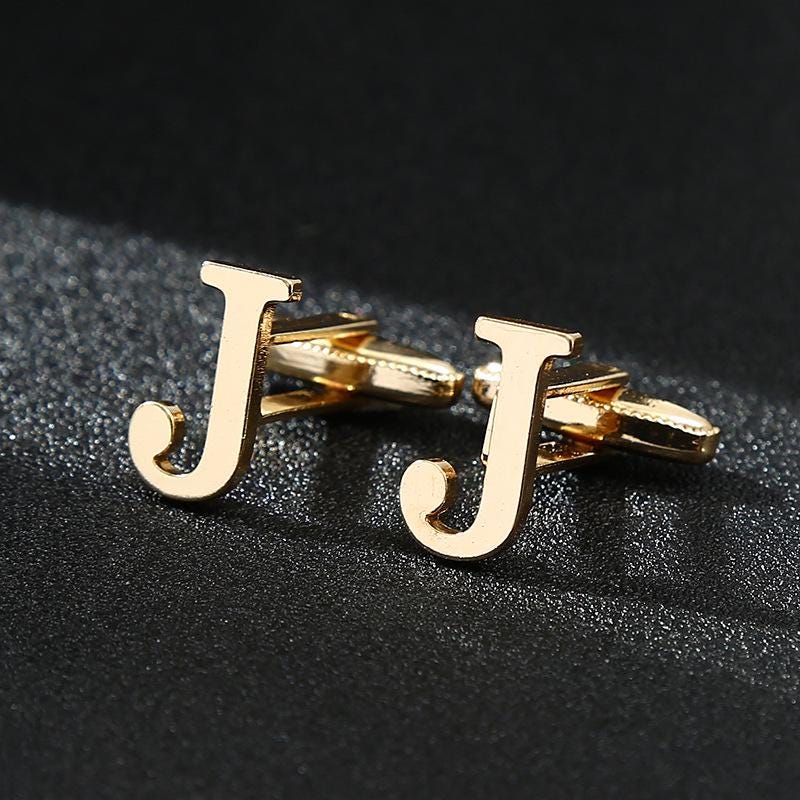Letter Cufflinks - Etsy