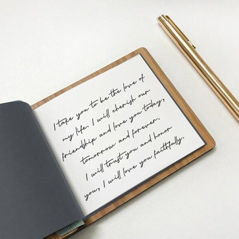 Personalized Wooden Guest Book, Wedding Guestbook, Wedding Keepsake ...