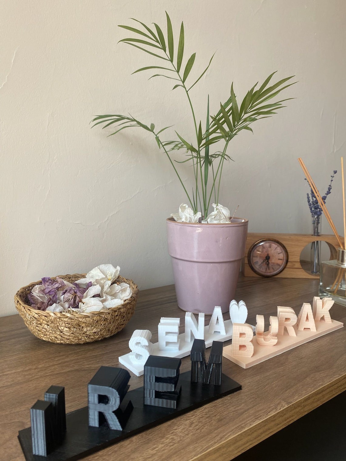 Personalized Flip Name, Customised Double Flip Text, Valentine's Day ...